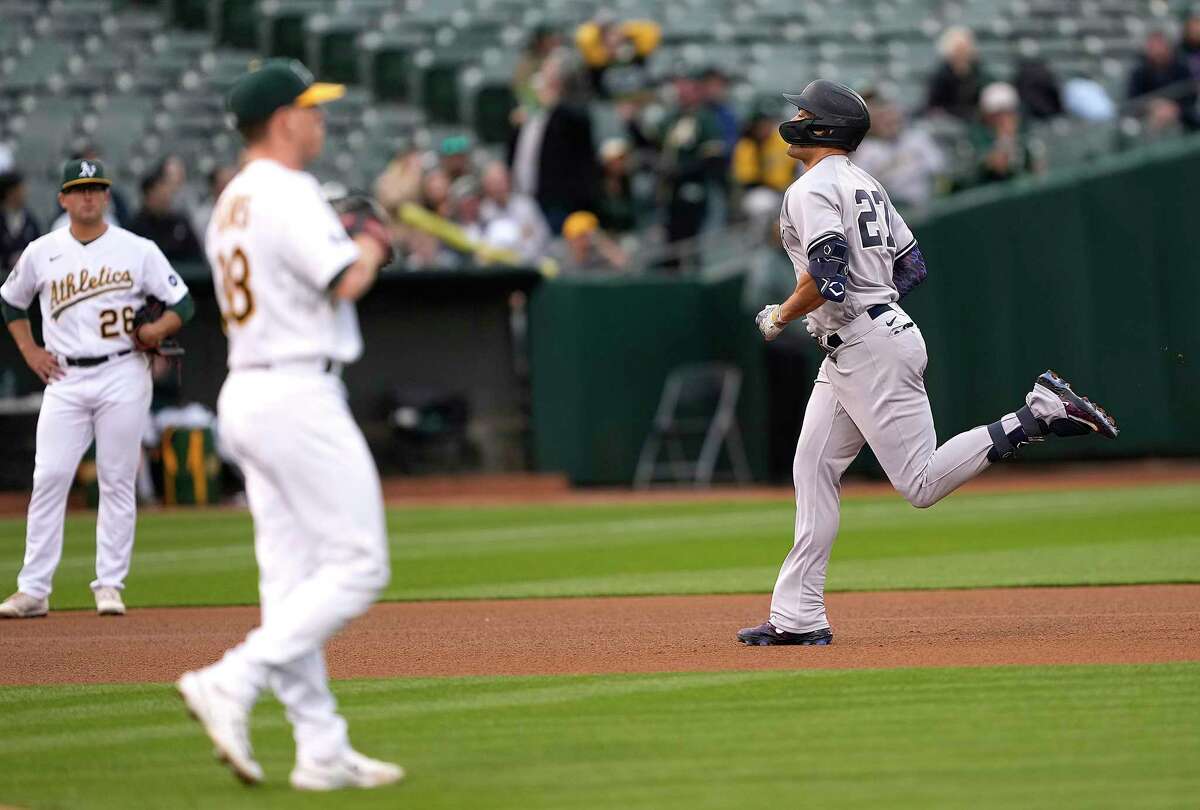 A’s lefty JP Sears’ strong run comes to a swift end against Yankees
