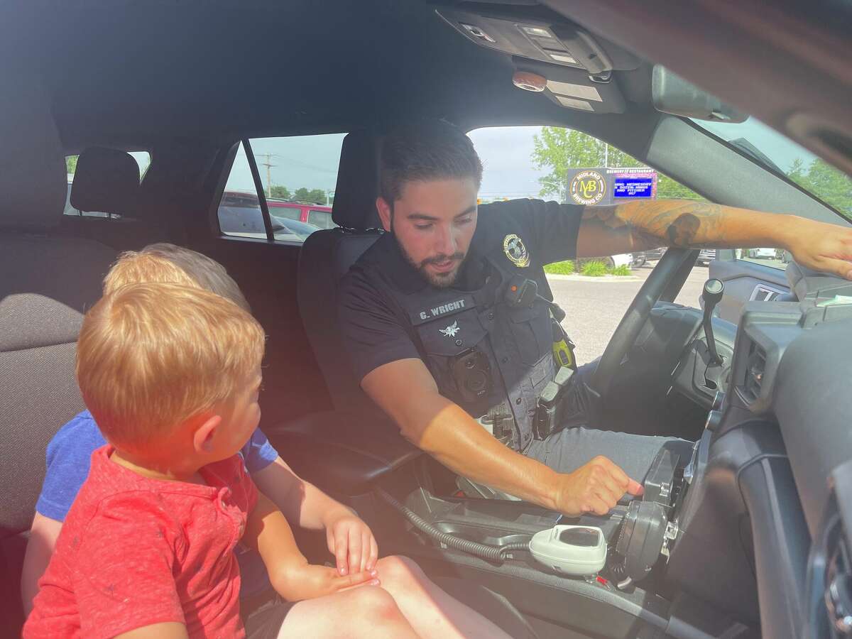 Cottage Creamery in Midland hosts Cone with a Cop