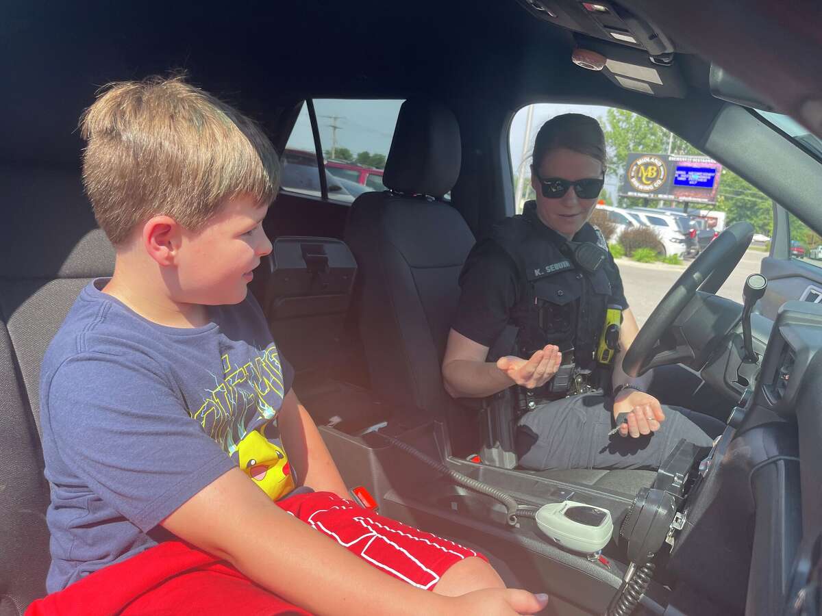 Cottage Creamery in Midland hosts Cone with a Cop