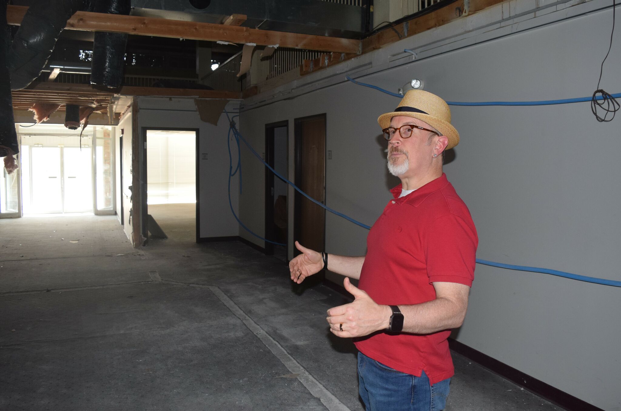 Rabbi Rob Thomas: downtown renovations moving smoothly