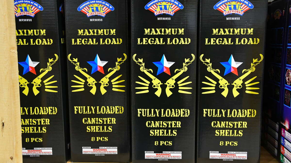 Top selling fireworks at Truckload and Mr. W stands in Midland