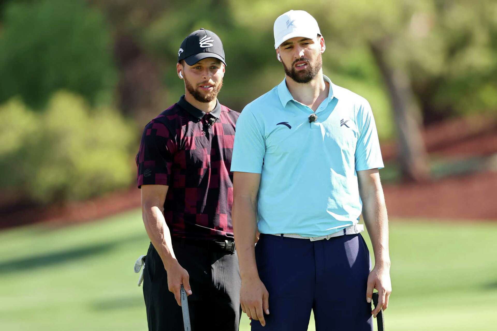 Steph Curry, Klay Thompson fall to Mahomes, Kelce in lively golf match