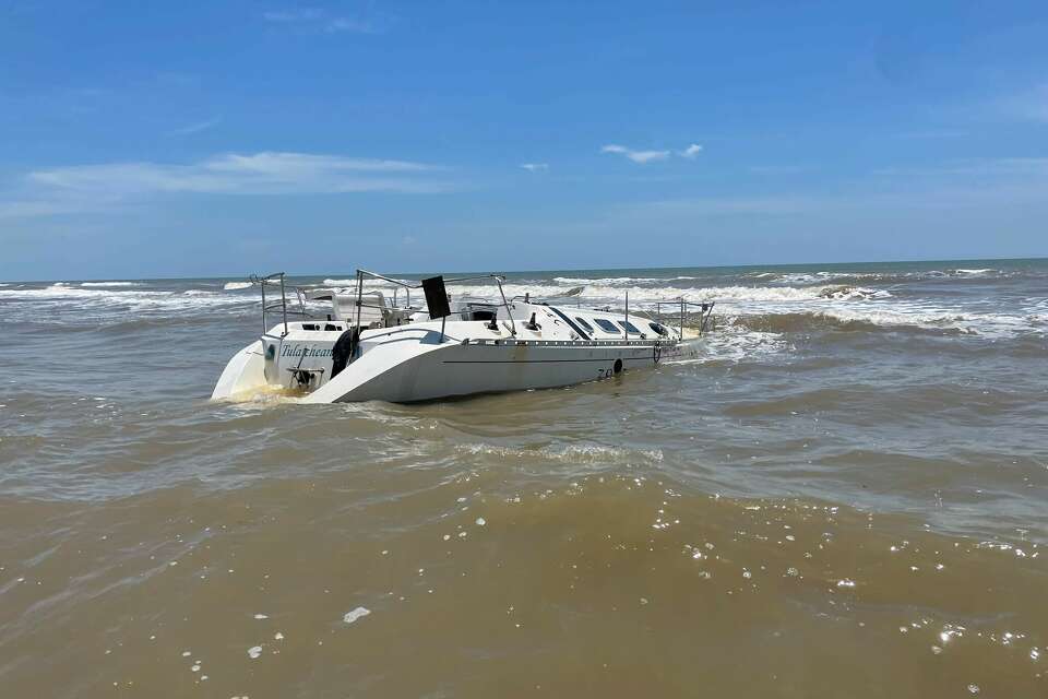 Months after rescue, boat remains abandoned off Texas coast