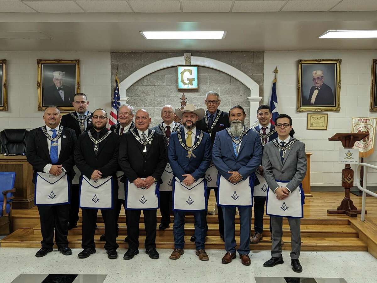Next officers for Laredo Masonic Lodge installed