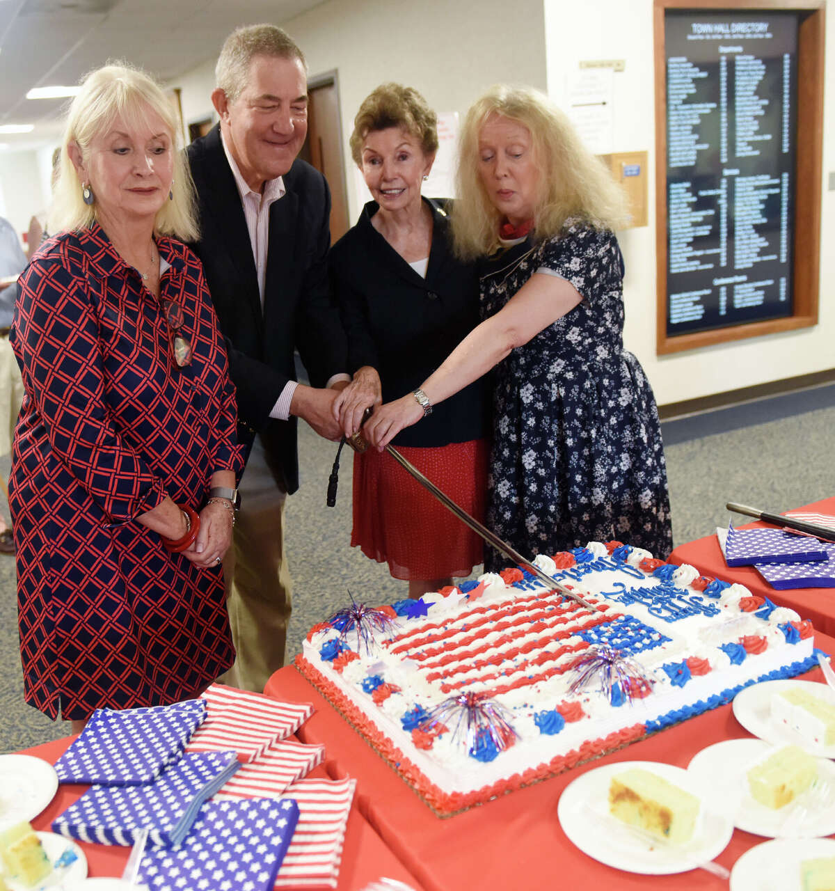 Photos: Greenwich raises the flag for Independence Day