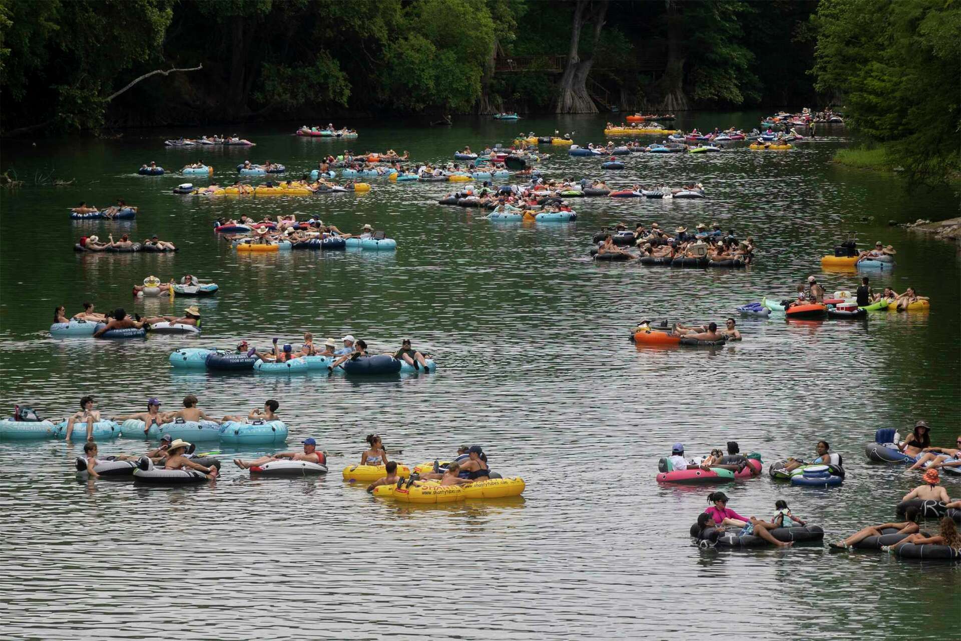 Photos: Tubing along Guadalupe River on hot July day lures in Texans
