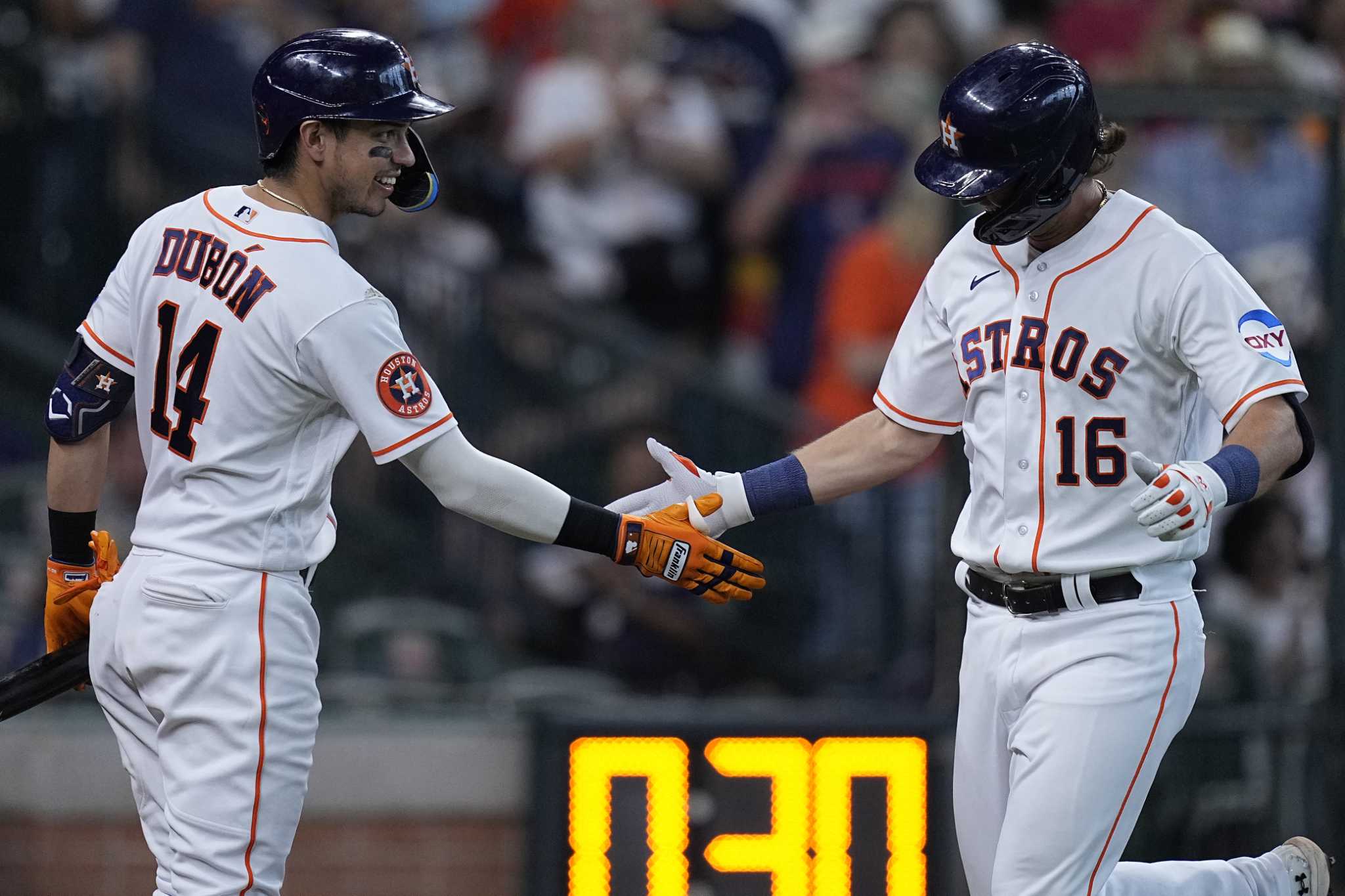 Rookies shine for Astros in win over Rockies