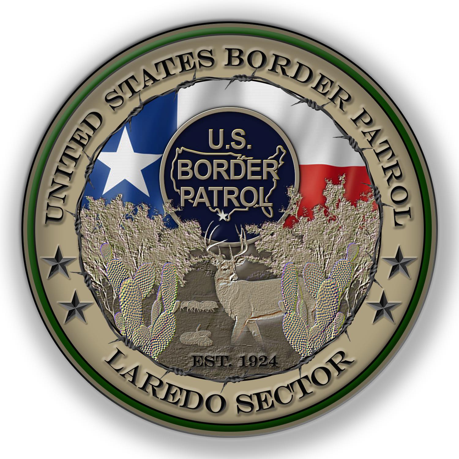 Laredo Sector USBP agents find 13 migrants concealed in hay bales