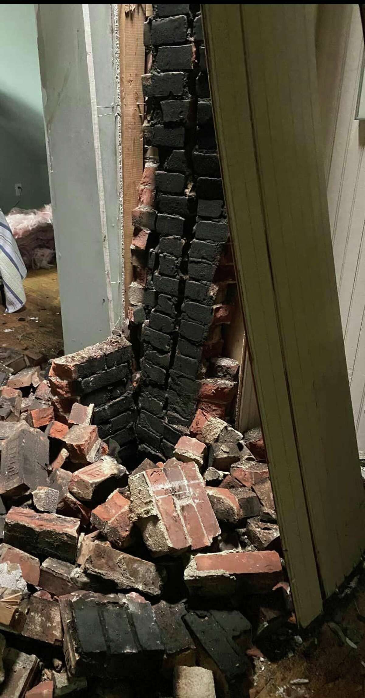 Lightning strike blasts Milford chimney on 4th of July, officials say