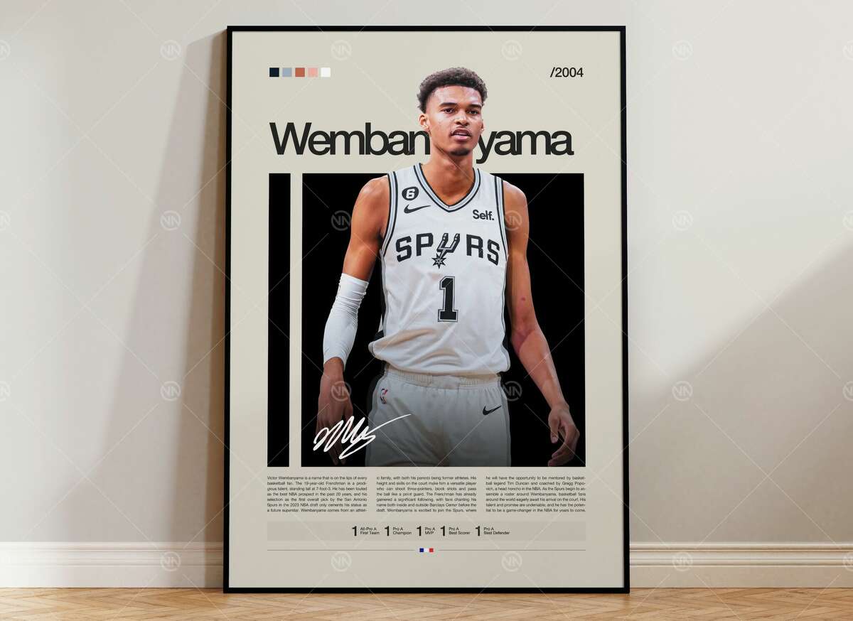 Wembanyama shirts, stickers dominate Etsy