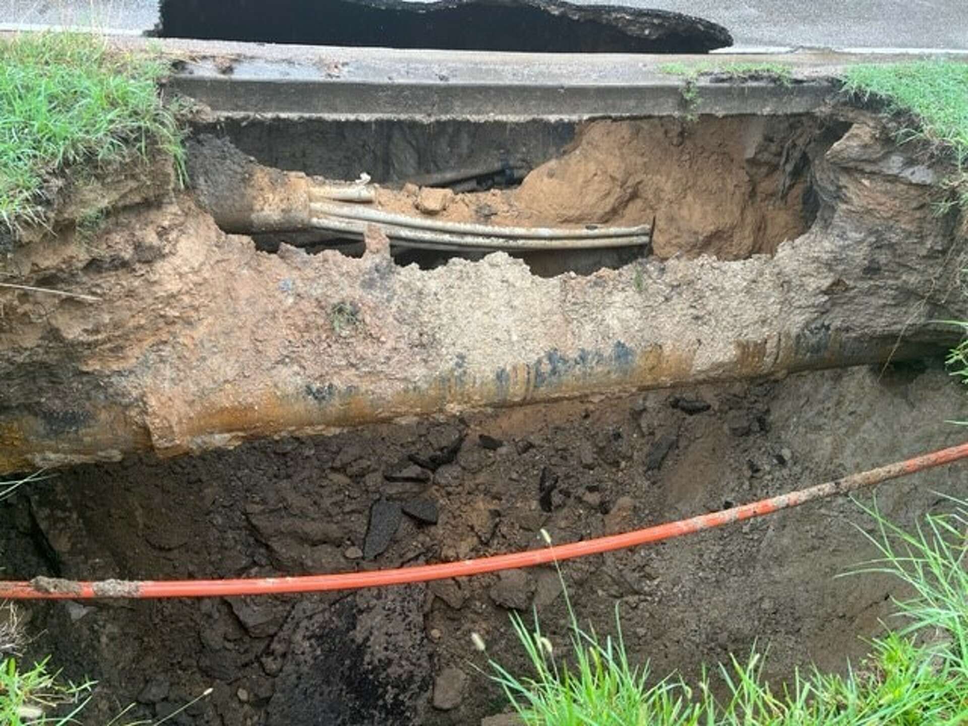 Fondren Road street collapse repairs begin with backfilling of hole