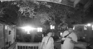 Video shows moment second-story deck collapsed with 2 people on it