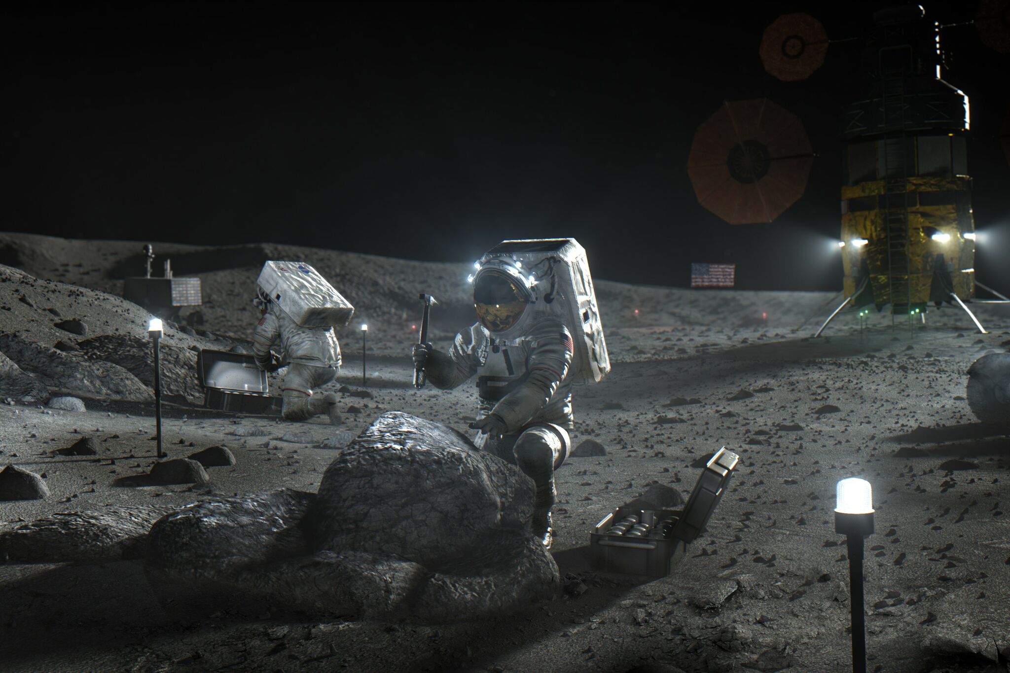 NASA aims to mine Moon for rare metal resources by 2032