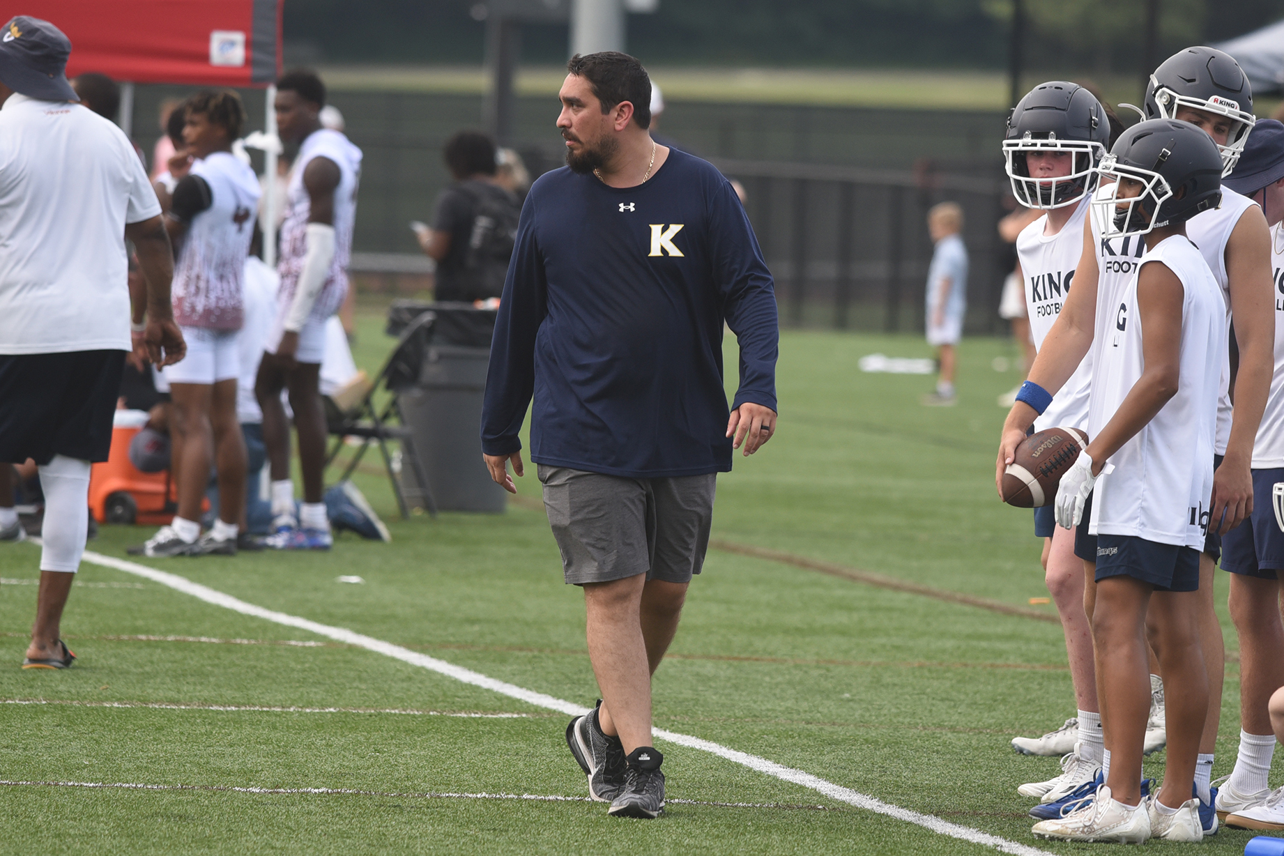 New CT Football coaches see teams in action at 7-on-7 Grip it event
