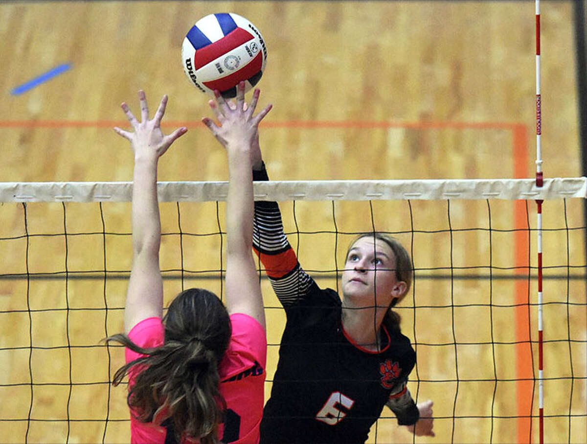 Voila! Hupp steps up as senior for Tigers volleyball