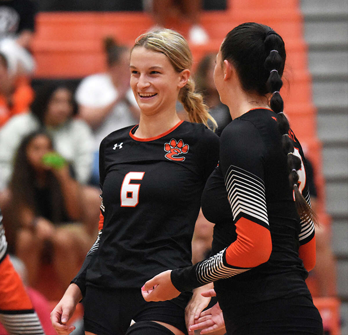 Voila! Hupp steps up as senior for Tigers volleyball