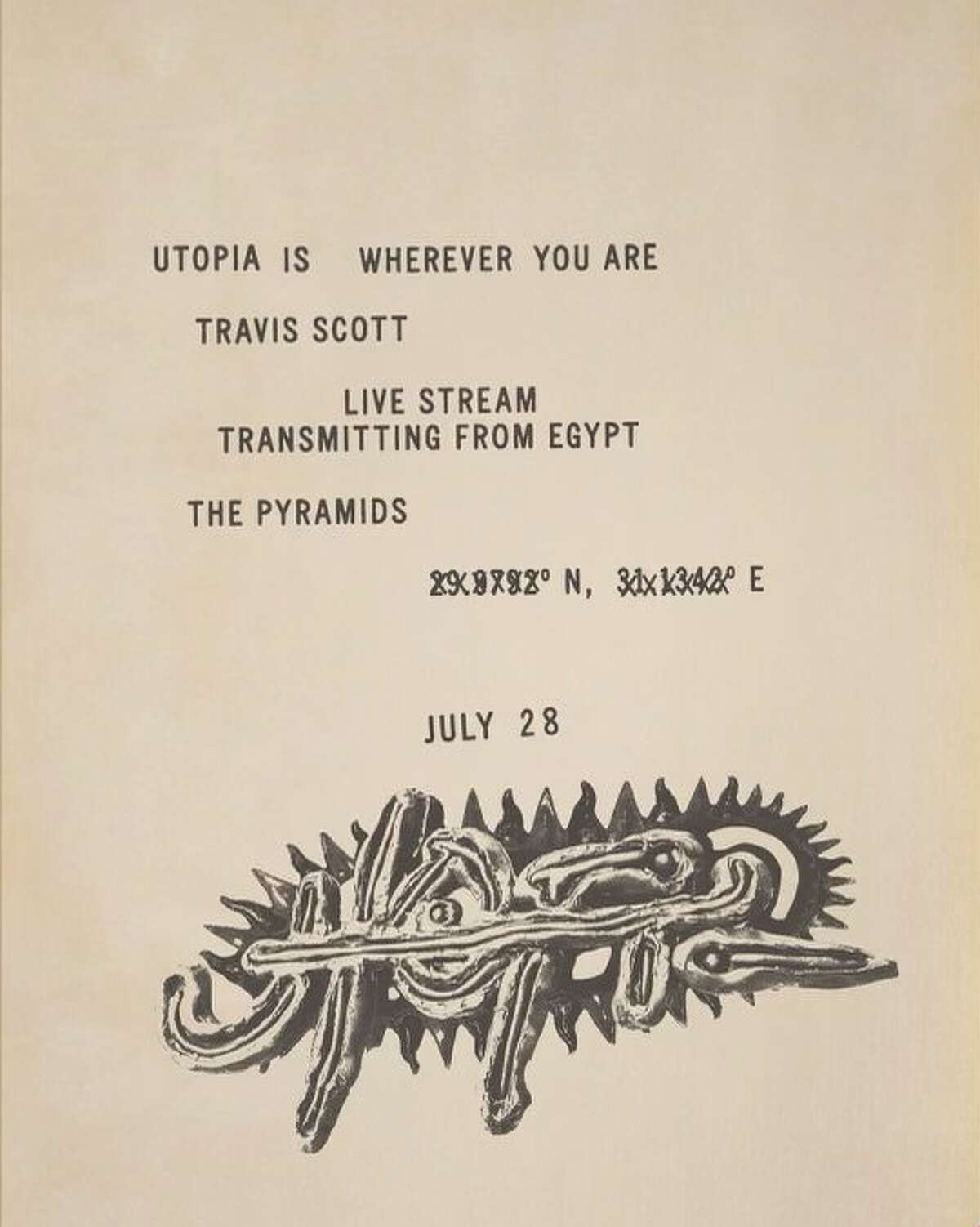 Travis Scott has begun the rollout for his long-awaited 'Utopia' album