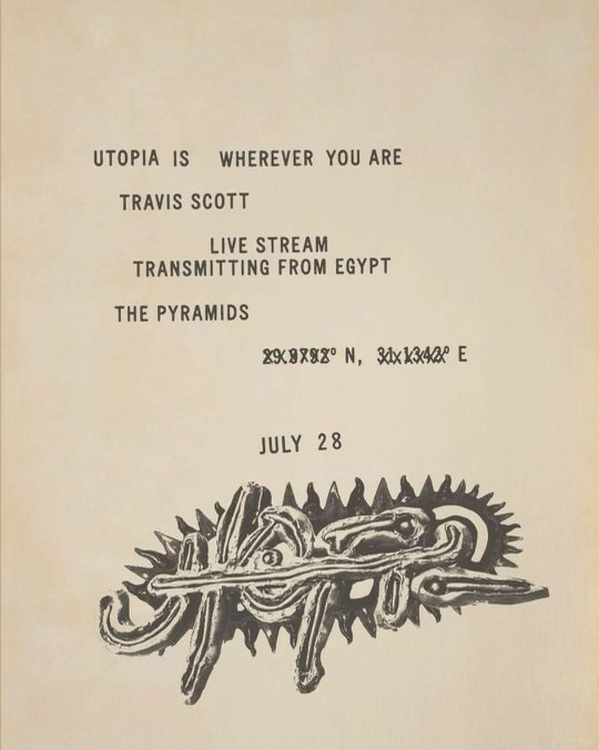 Travis Scott has begun the rollout for his long-awaited 'Utopia' album