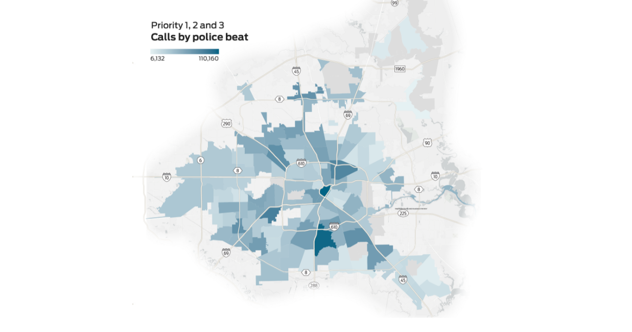 Explore: Houston's worst police response times for 911 calls
