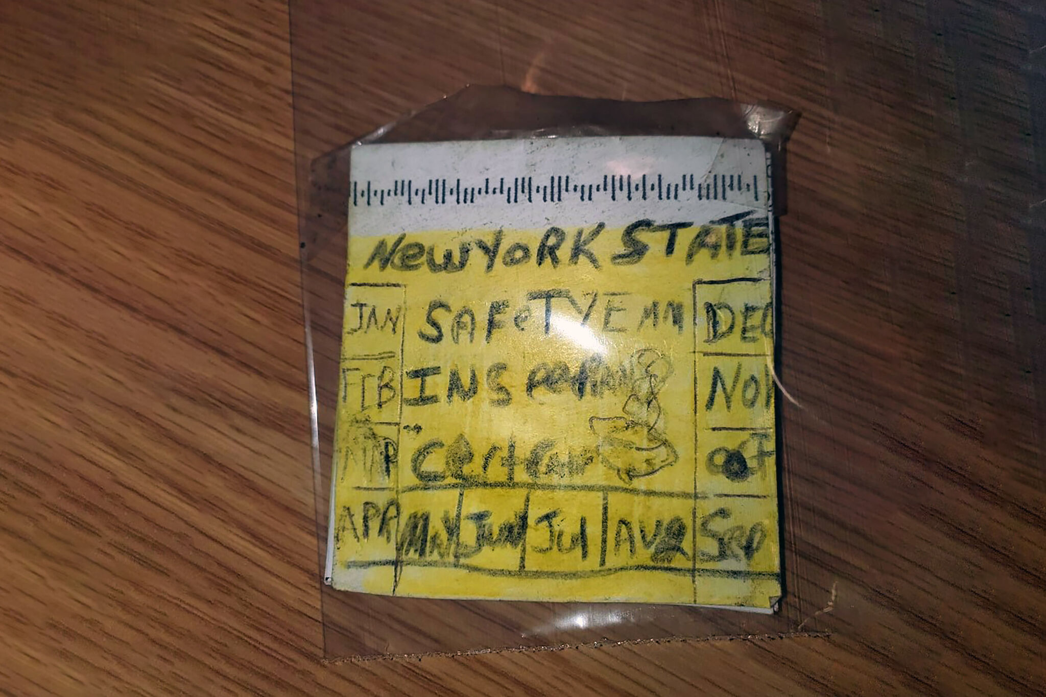 Woman charged with felony for crudely drawn inspection sticker