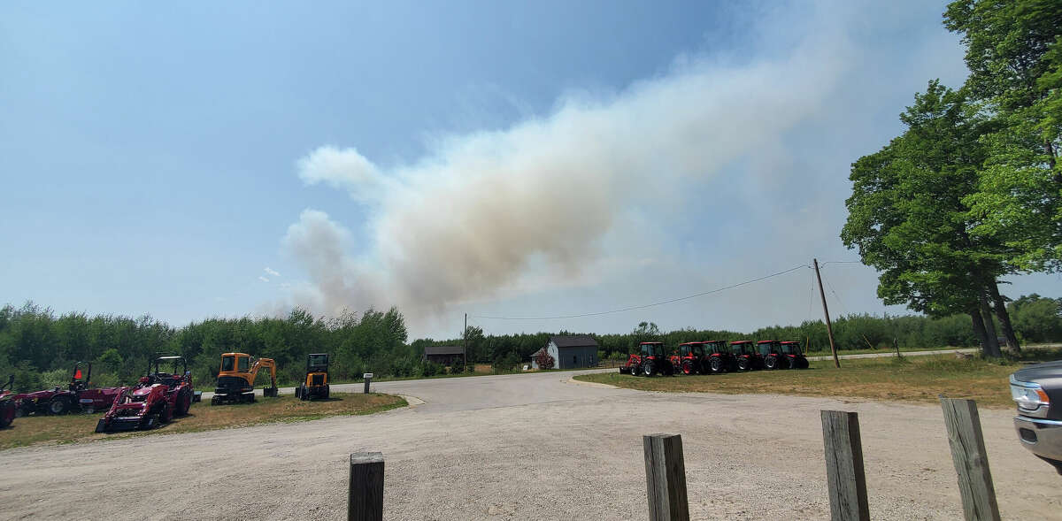 Copemish area evacuation urged as forest fire spreads quickly