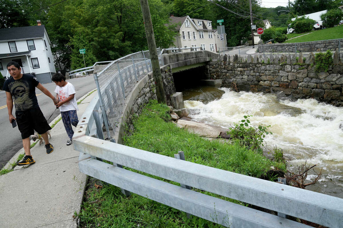 Rivers neared record levels in New York spots during storm