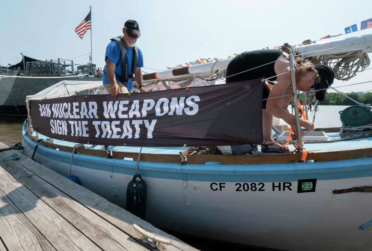 Golden Rule Peace Boat visits Albany