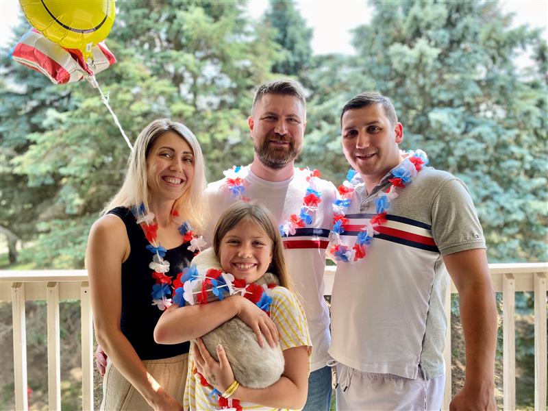 Ukrainian refugee siblings reunite in Midland after 10 months apart