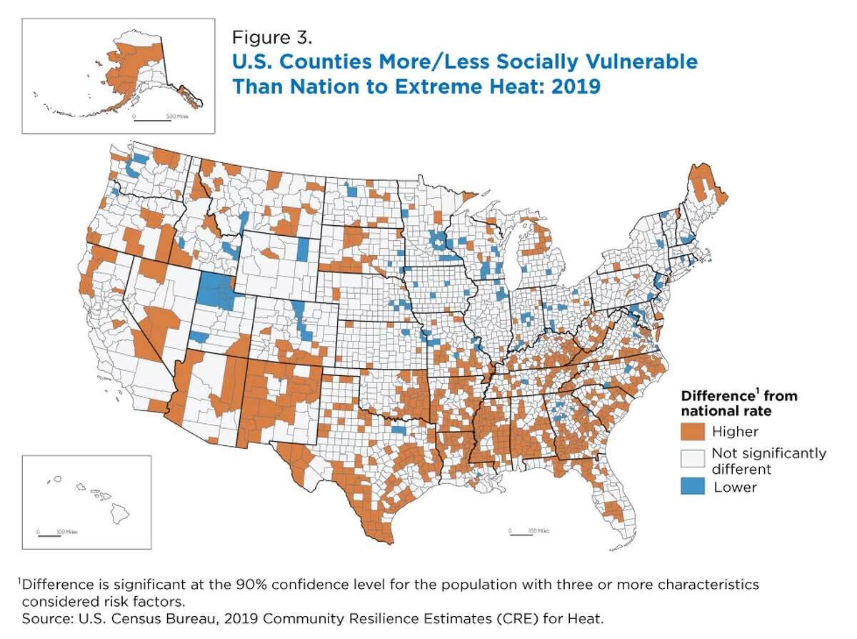 Census: Almost 1 in 4 people are vulnerable to extreme heat