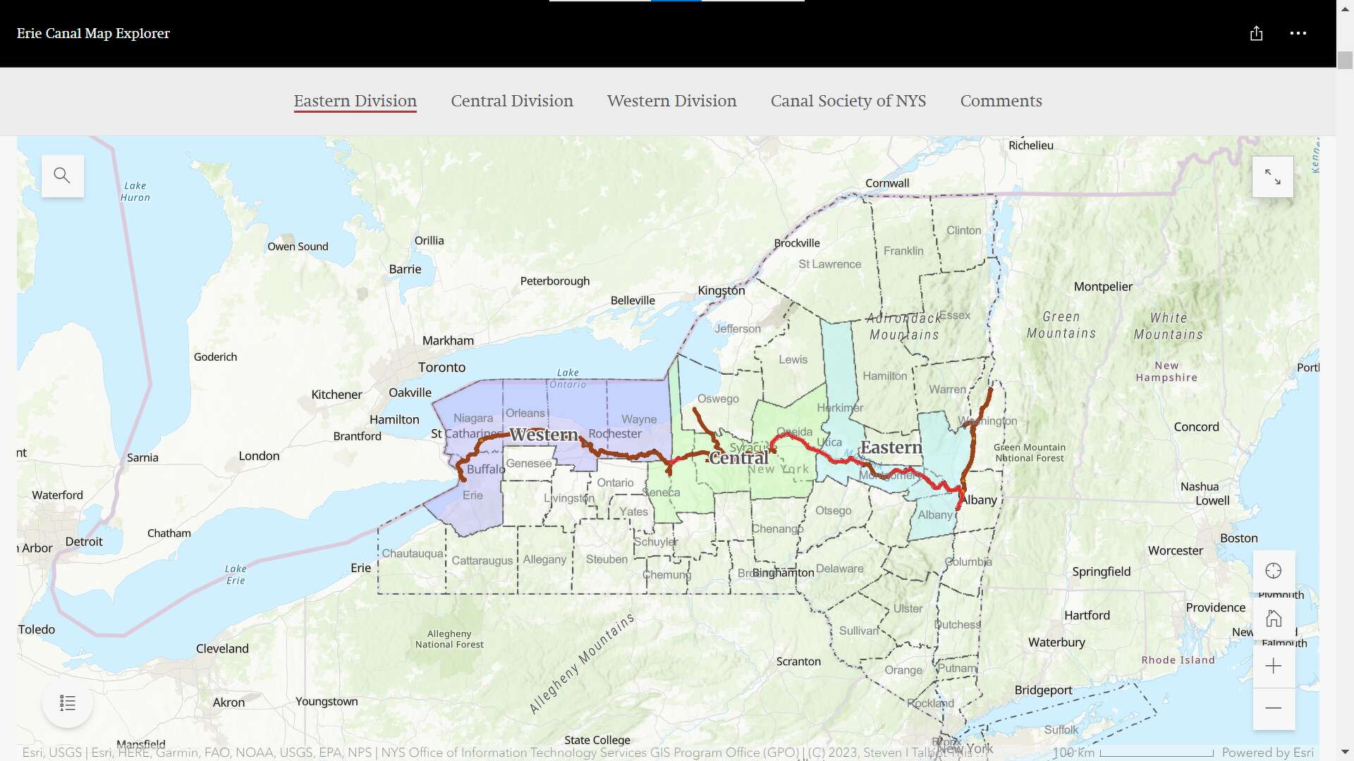 Erie Canal Route The Economic Impact Of The Erie Canalway Trail