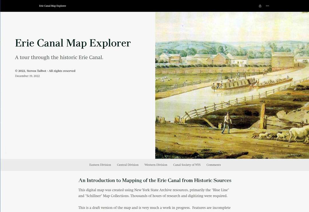 New digital map most complete of historic Erie Canal