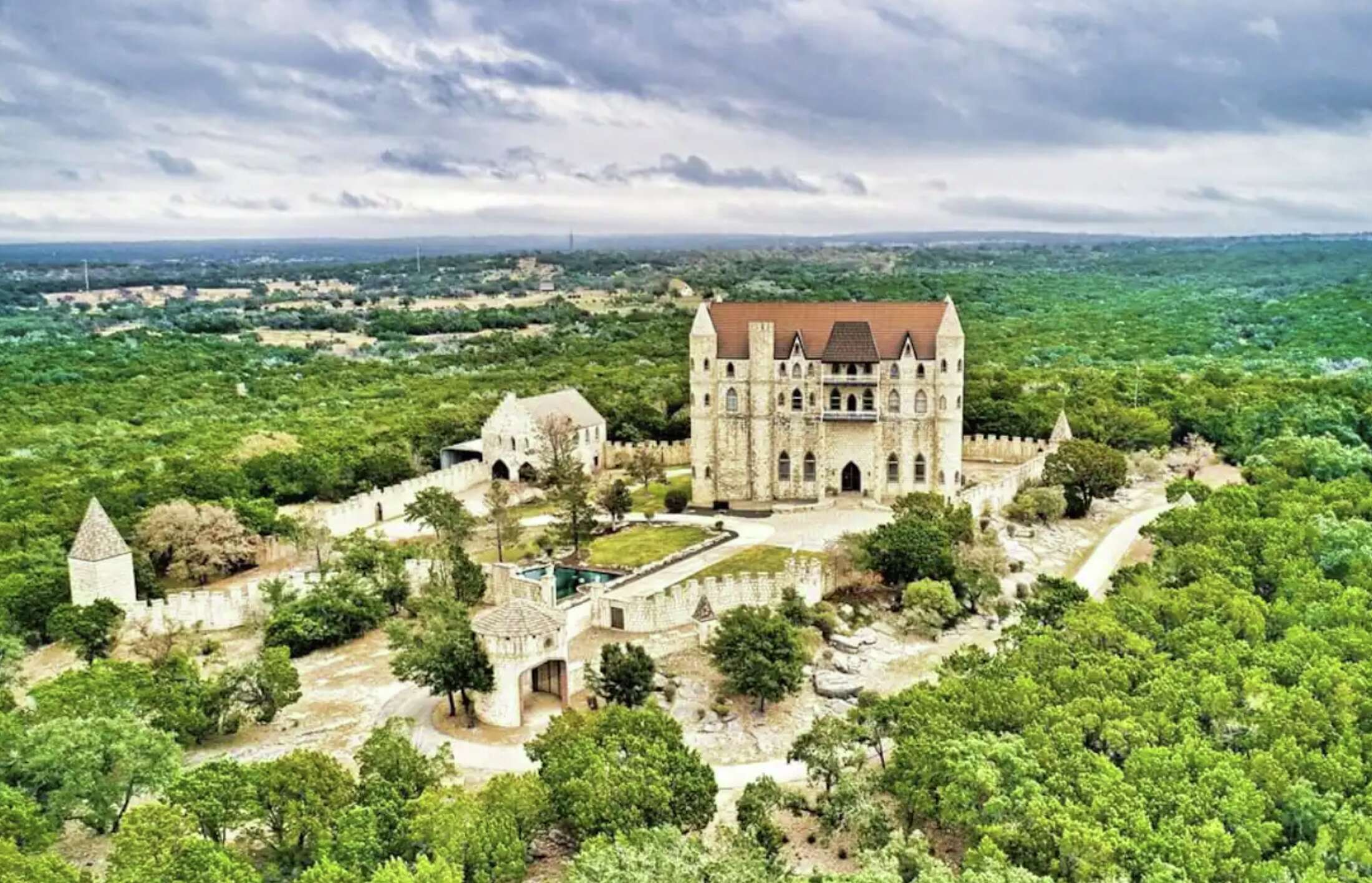 Falkenstein Castle for rent on Airbnb in Texas Hill Country