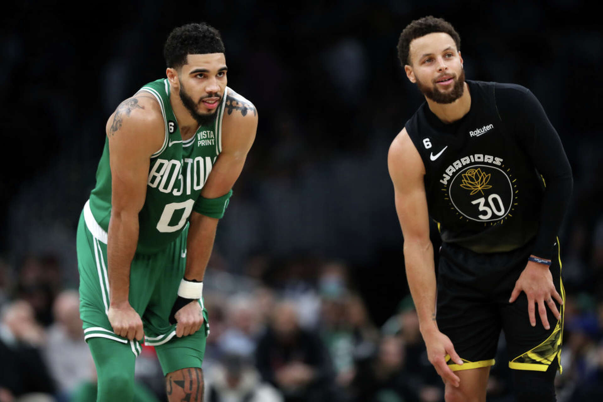 Celtics star mocks Warriors' Steph Curry for not dunking in Subway ad