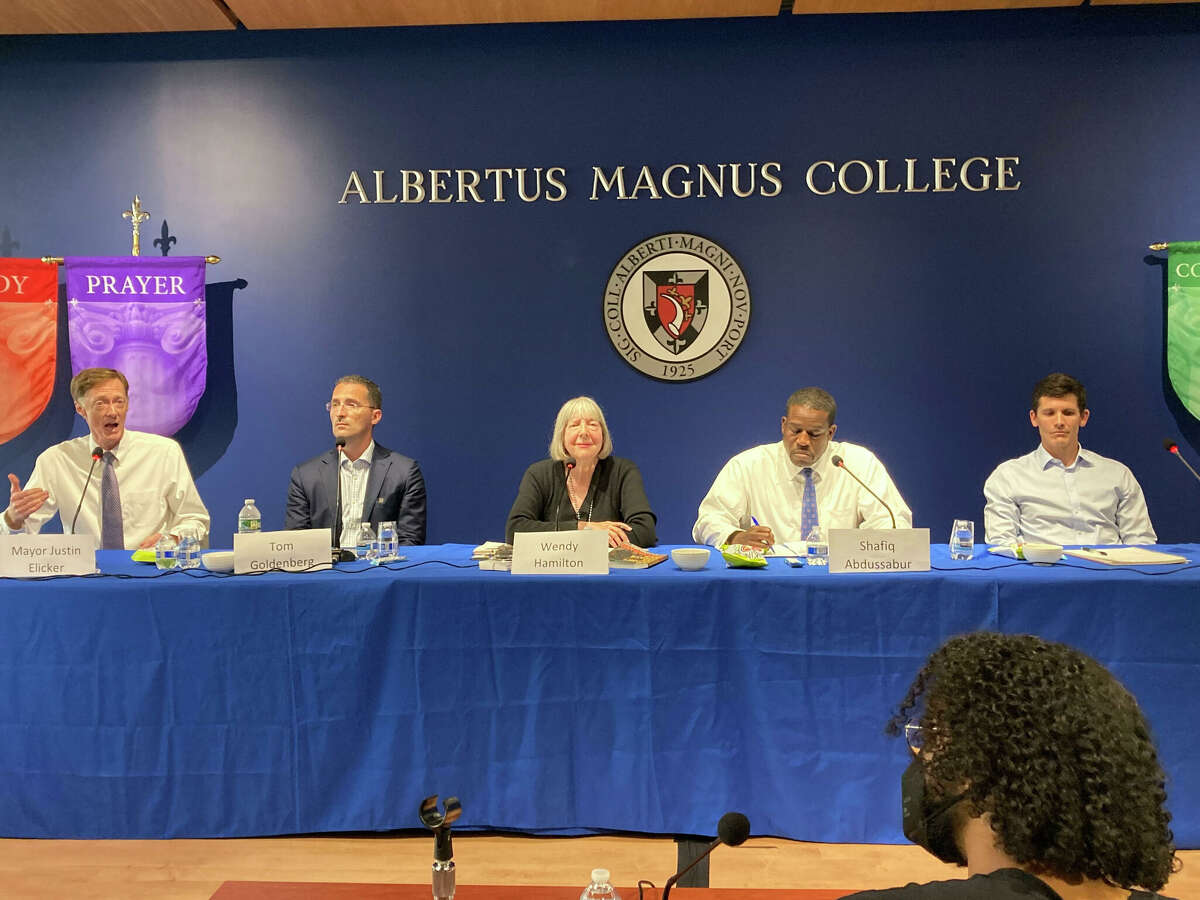 New Haven mayoral candidates debate affordable housing, wages