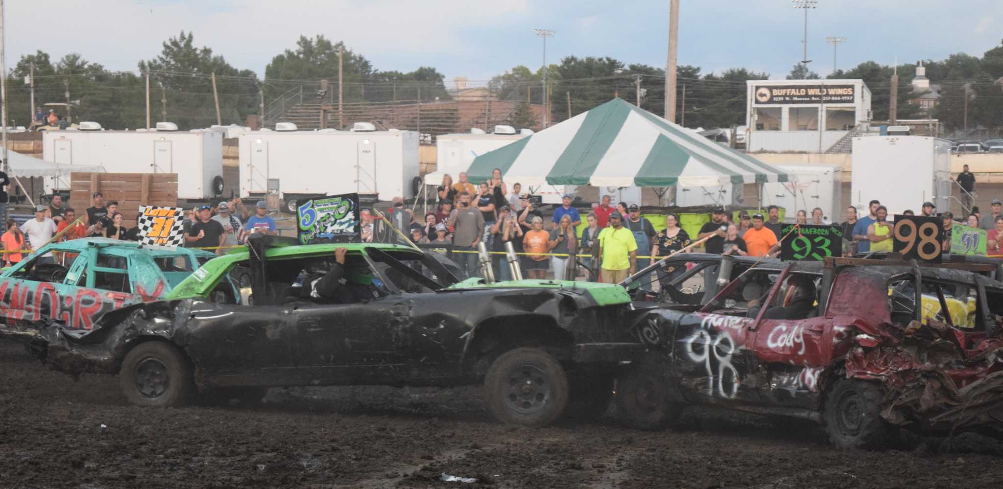Morgan County Fair demolition derby