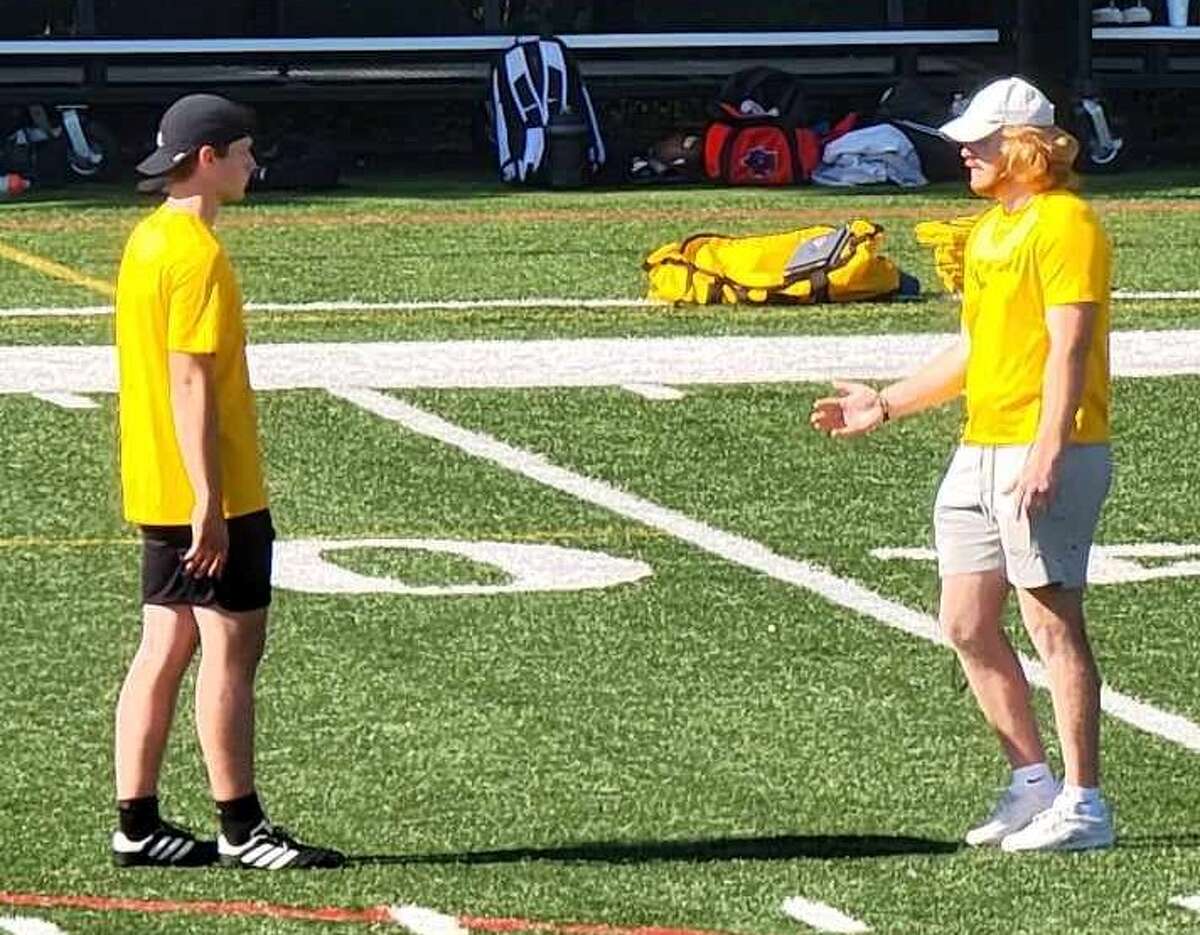 Ubly place kicker attends top kicking camp north of Chicago