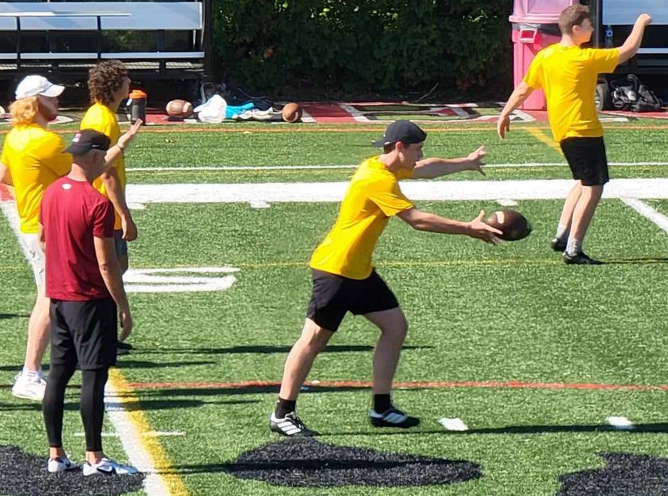 Ubly place kicker attends top kicking camp north of Chicago