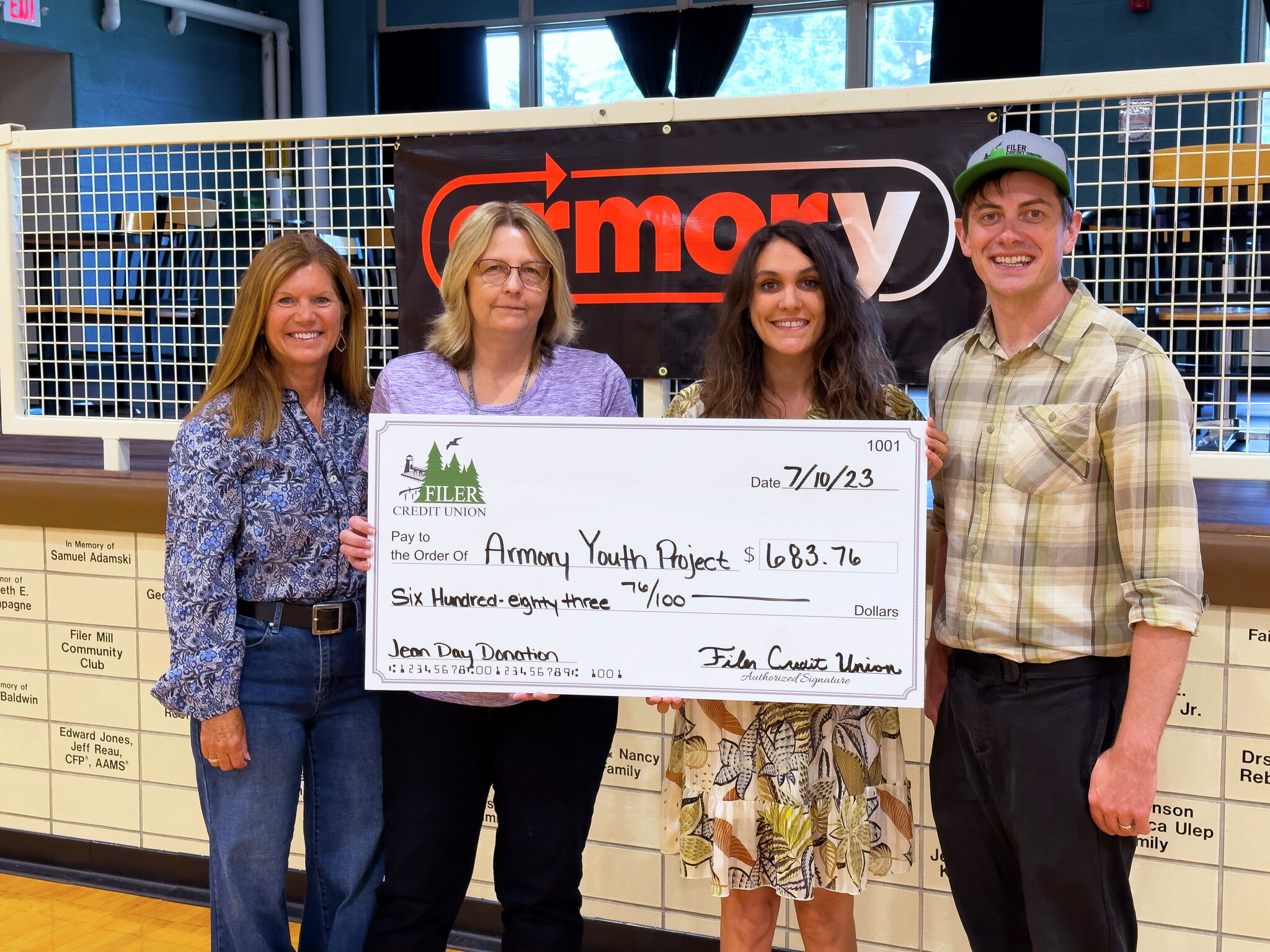 Filer Credit Union donates to Manistee youth organization