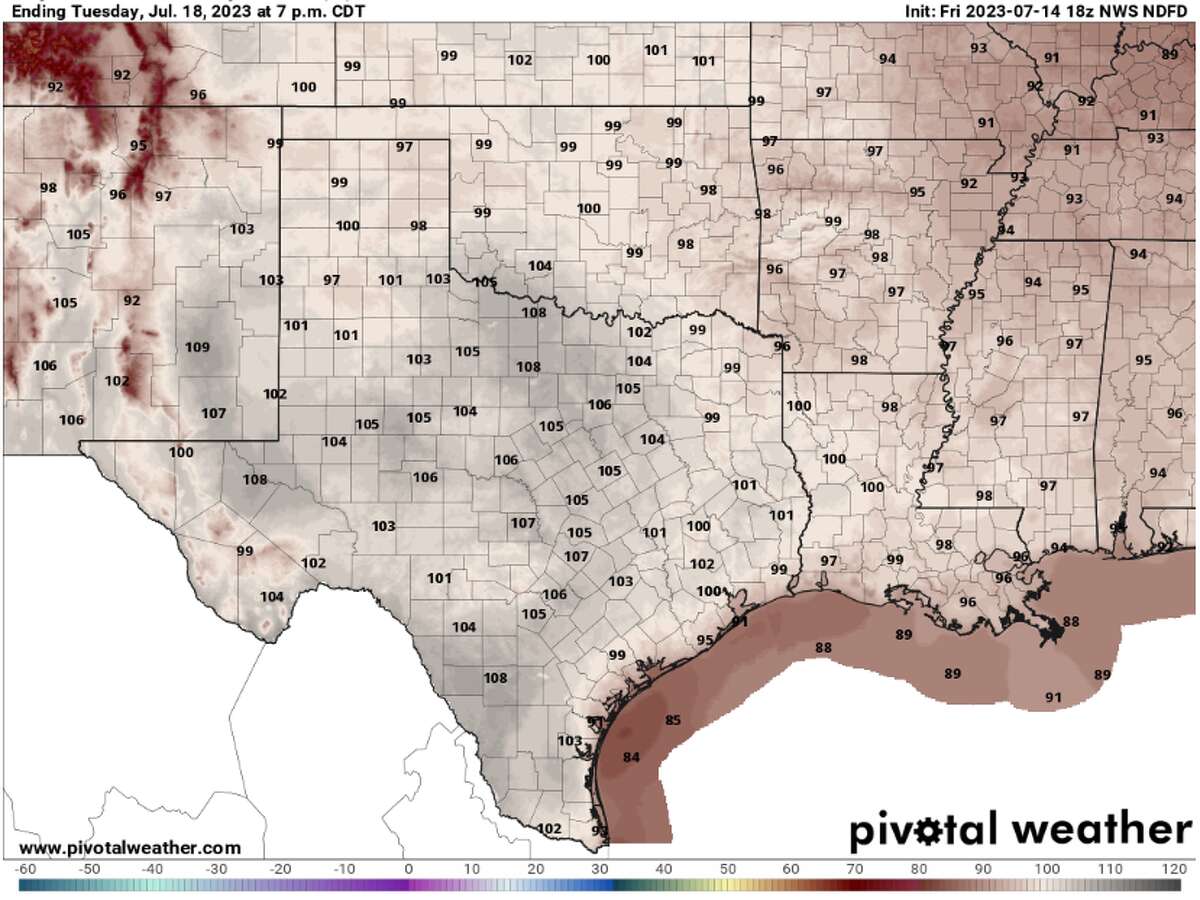 Houston could see record-breaking heat as heat dome shifts closer