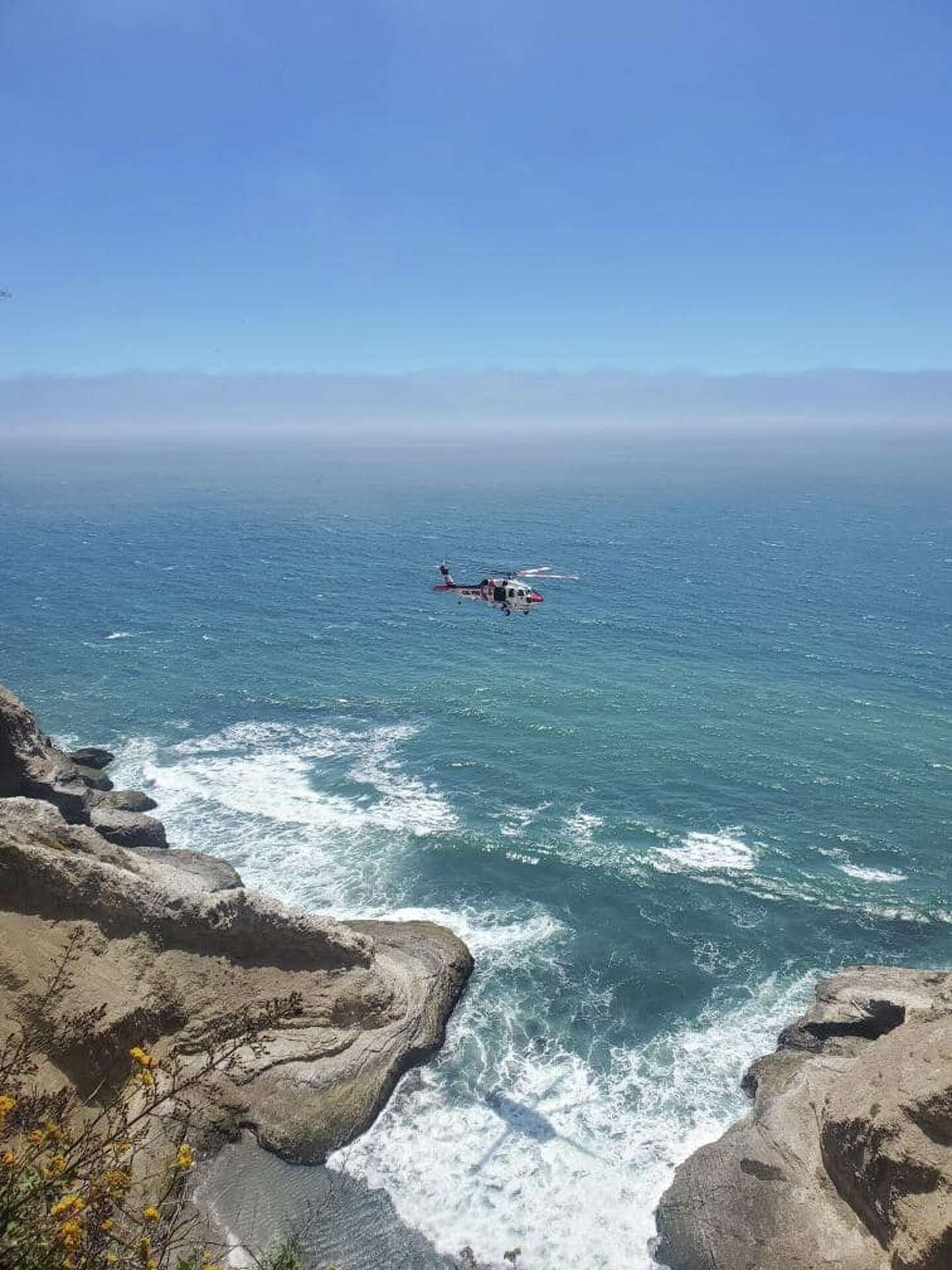 Motorist in critical condition after driving off cliff in Santa Cruz