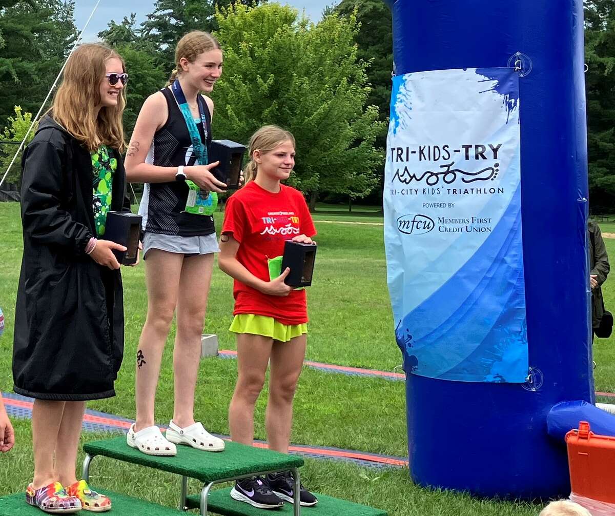 More than 200 participate in Tri-Kids-Try Youth Triathlon in Midland