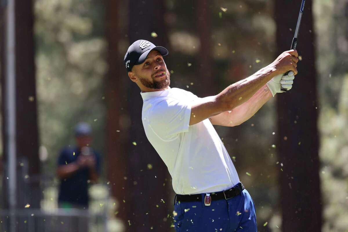 Warriors’ star Steph Curry sinks hole-in-one at Tahoe golf tournament