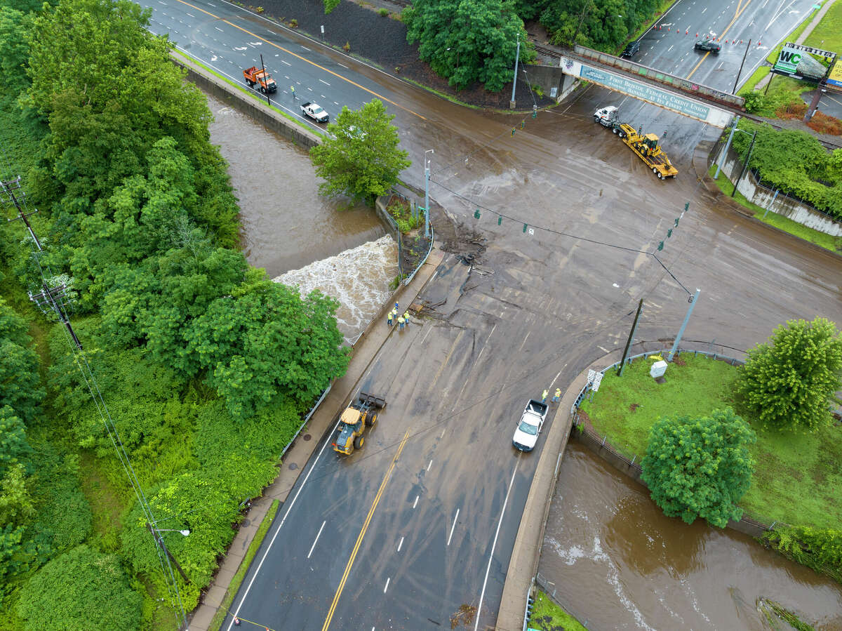 Heavy rain brings more flooding, microburst knocks down trees in CT
