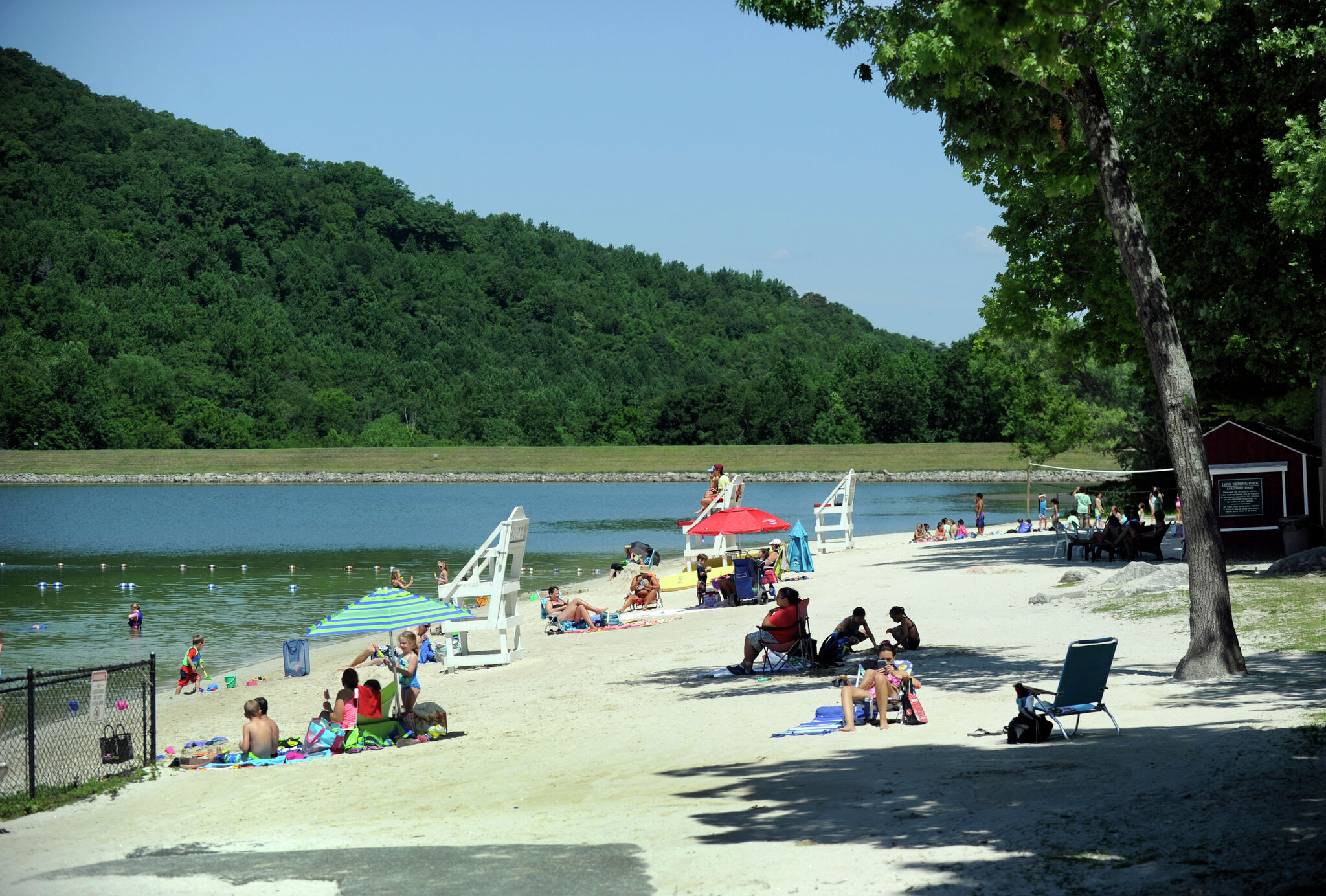 Brookfield, New Fairfield, beaches close as a result of heavy rainfall