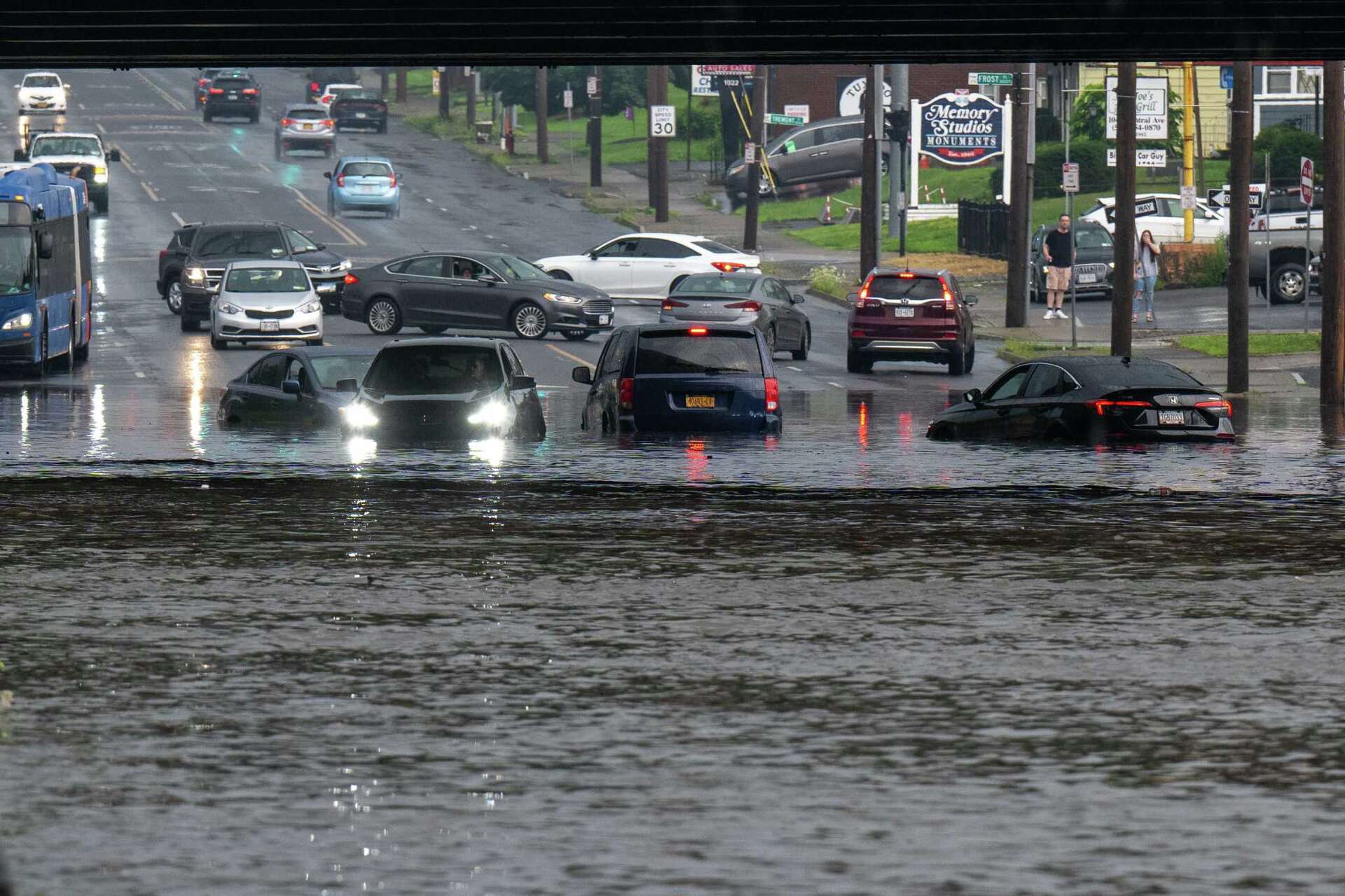 Flood water recedes, power restored to 5,000 in Albany County