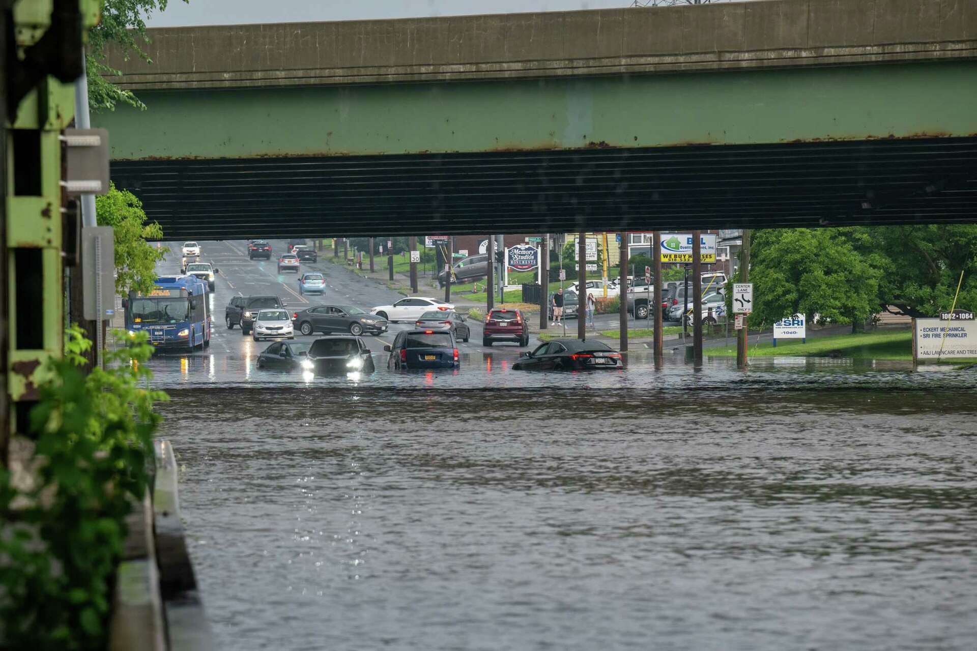 Flood water recedes, power restored to 5,000 in Albany County
