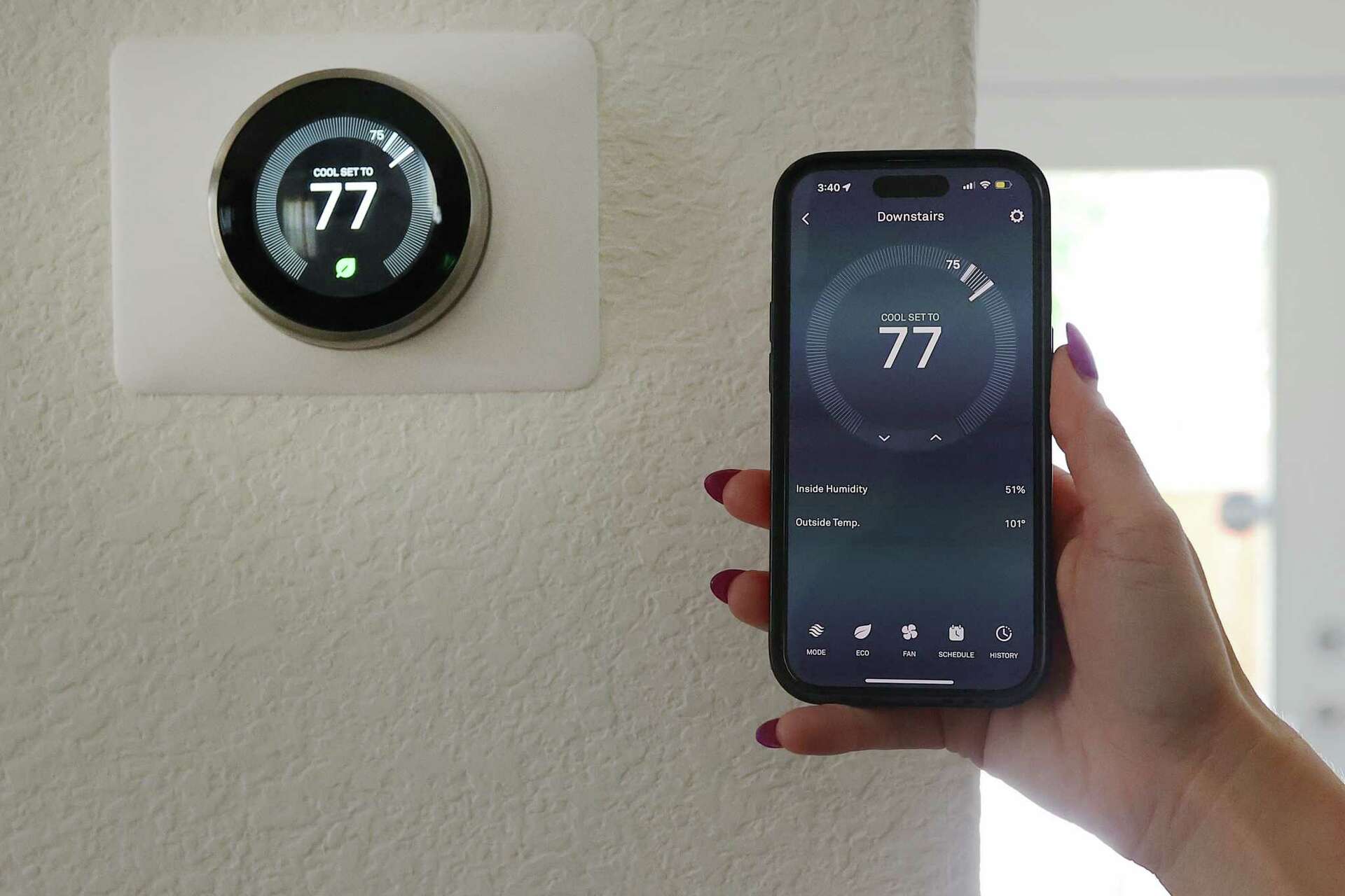 How much power does CPS Energy save by taking over your thermostat?