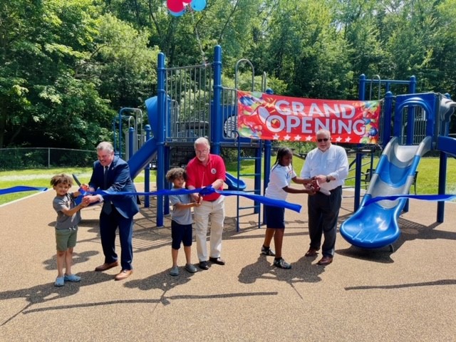 Danbury Housing Authority opens two new playgrounds for $396K
