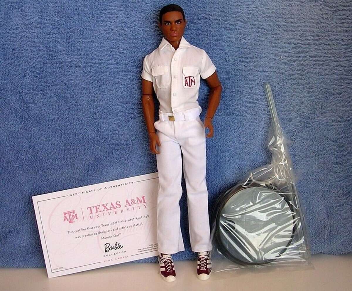 Did you know there was a Houston Rockets Barbie and a Texas A&M Ken?