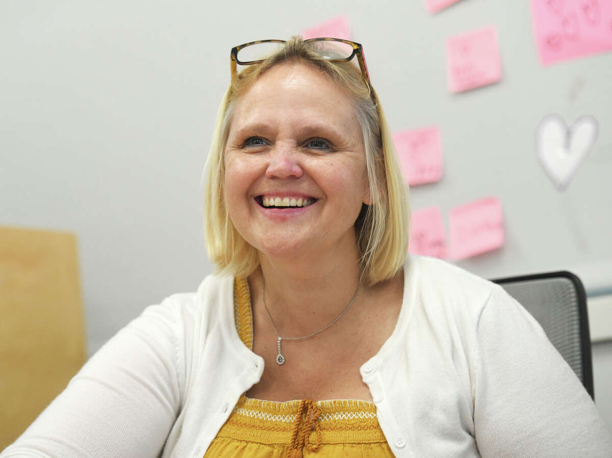 Why is a Stamford administrator teaching first graders?